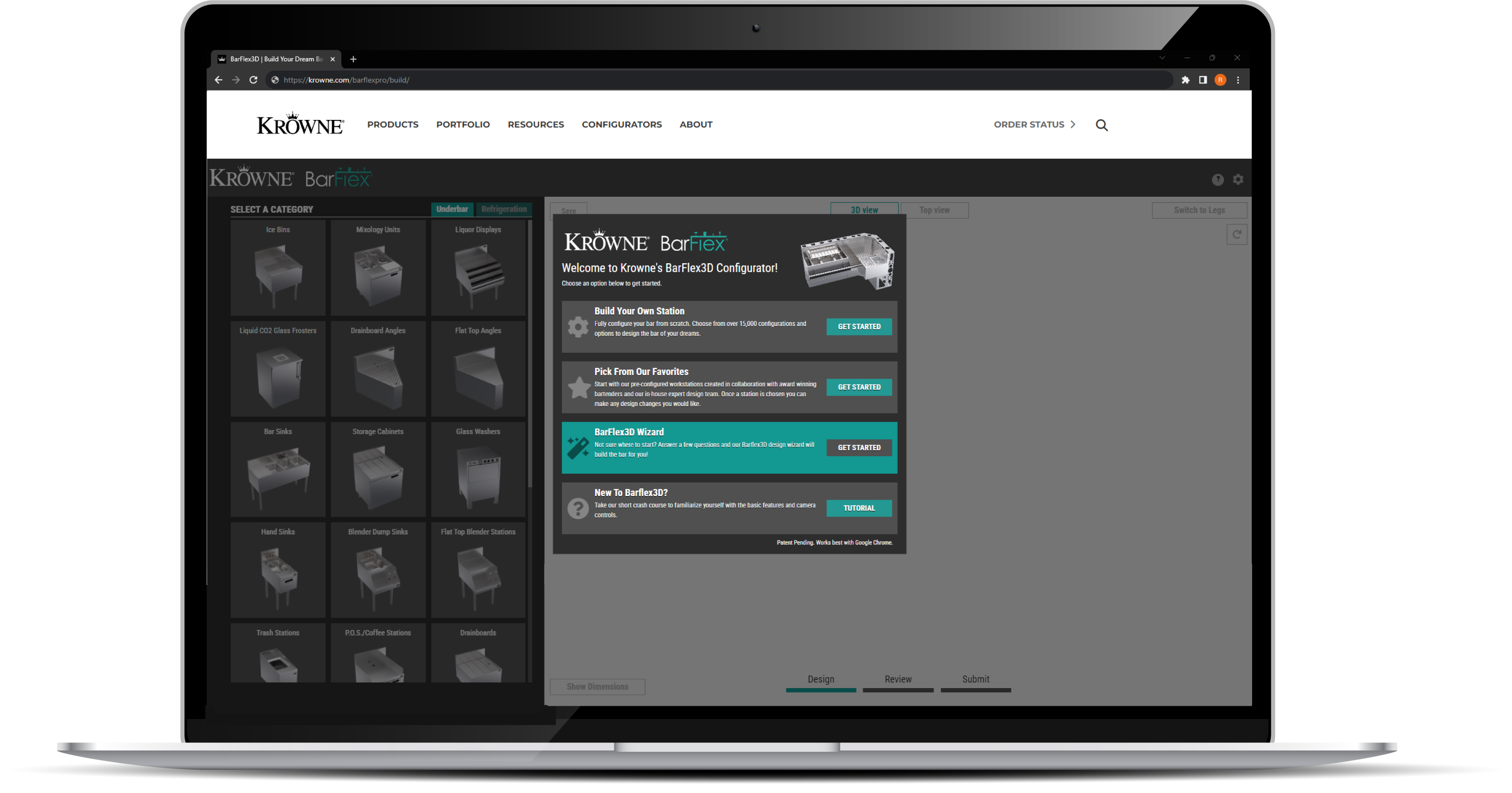 Design Your Bar Before You Buy With The BarFlex Configurator