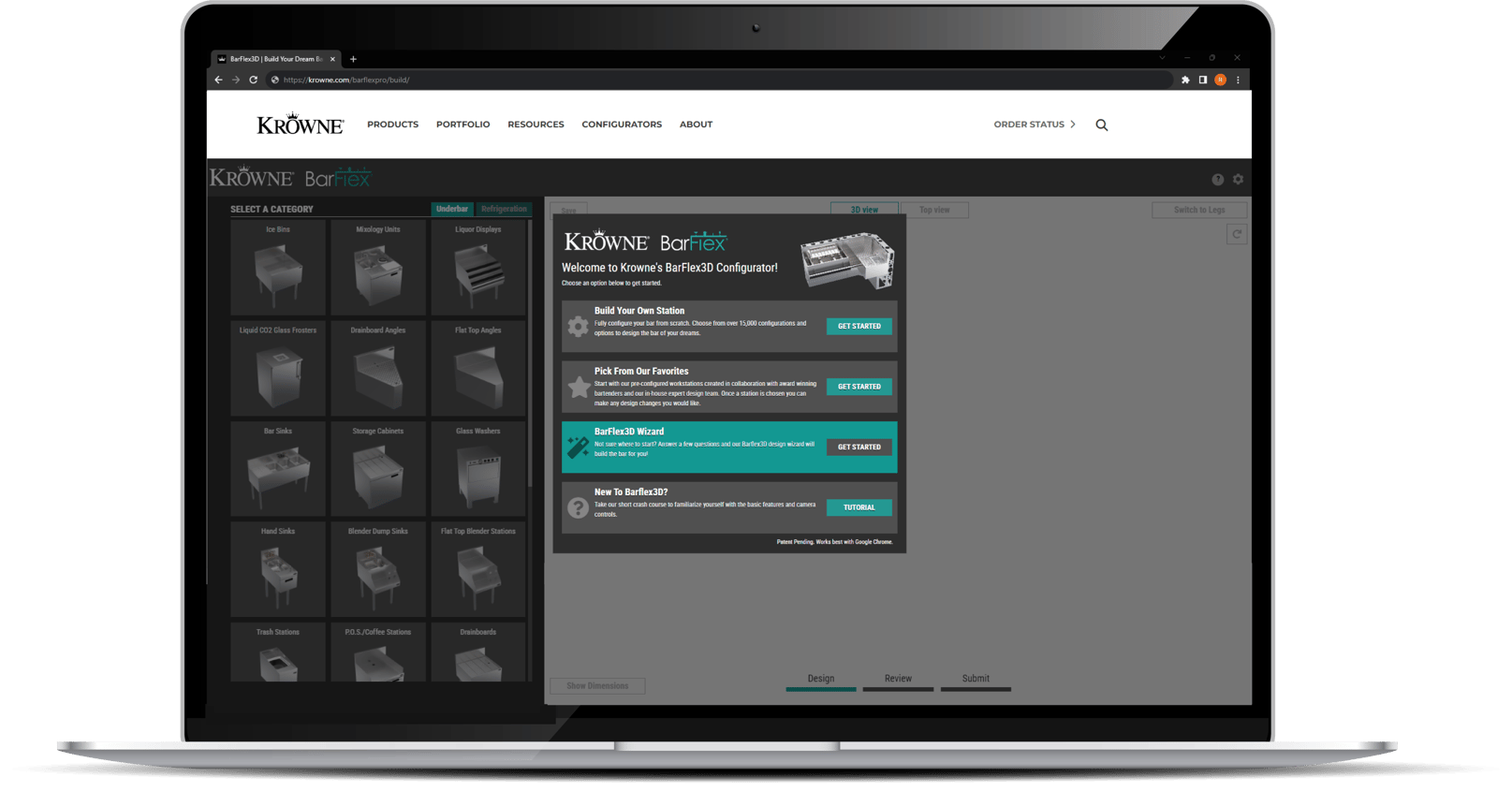 Design Your Bar Before You Buy With The BarFlex Configurator